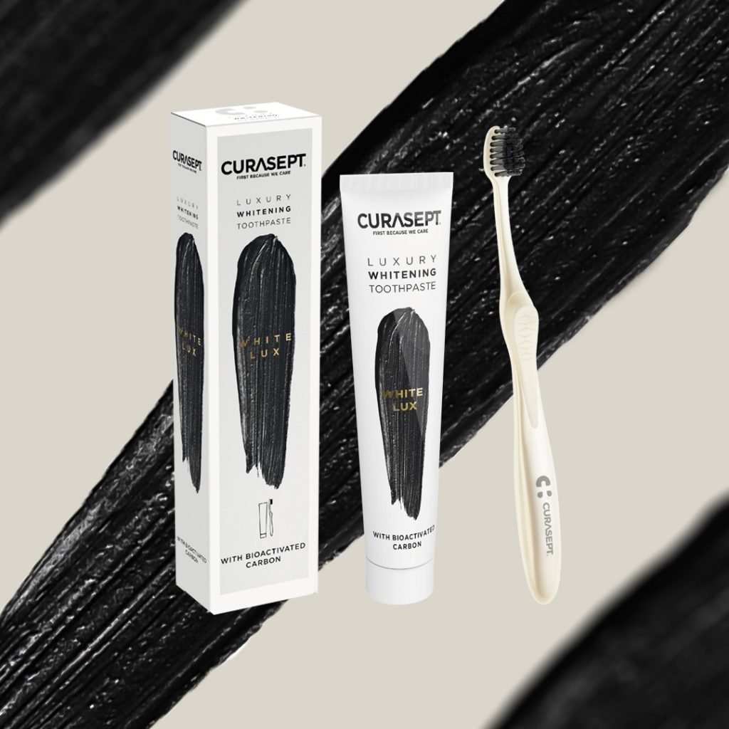 Dentifrice au peroxyde de carbamide Luxury Gold Curasept